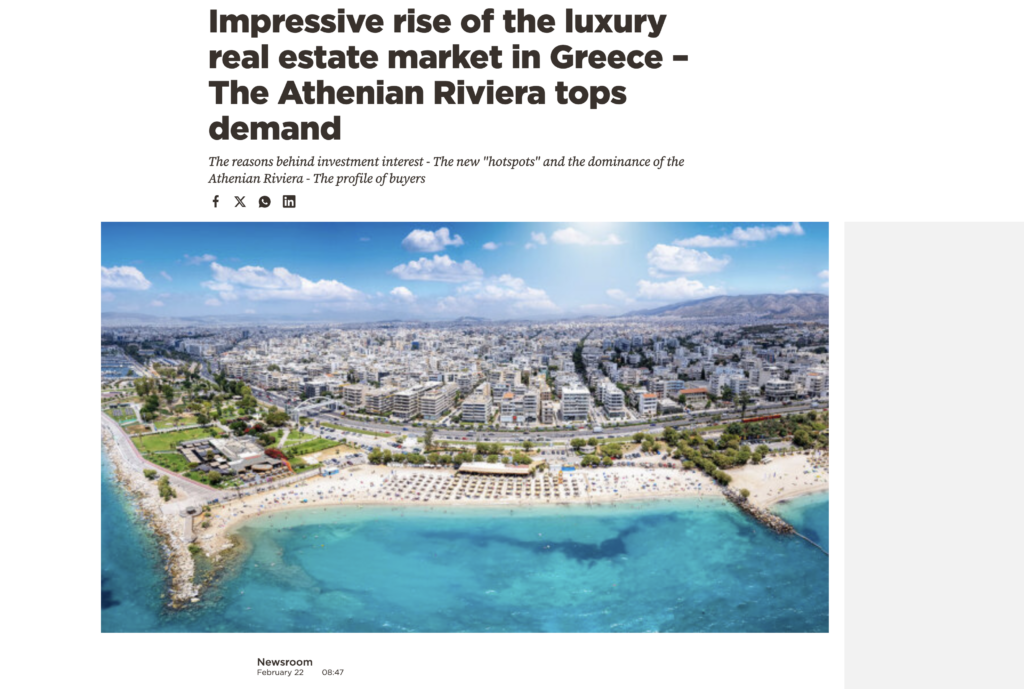 Proto Thema | Impressive rise of the luxury real estate market in ...
