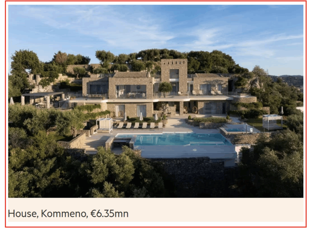Financial Times | Hot Property: 5 Homes in Corfu - Greece Sotheby's ...