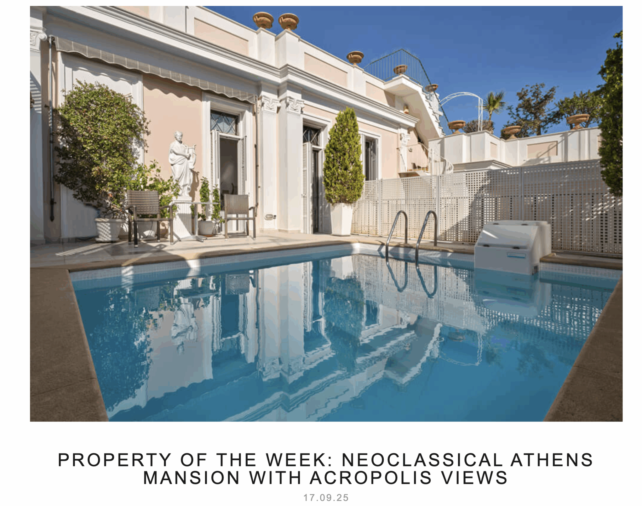 Abode2 | Property Of The Week: Neoclassical Athens Mansion With ...